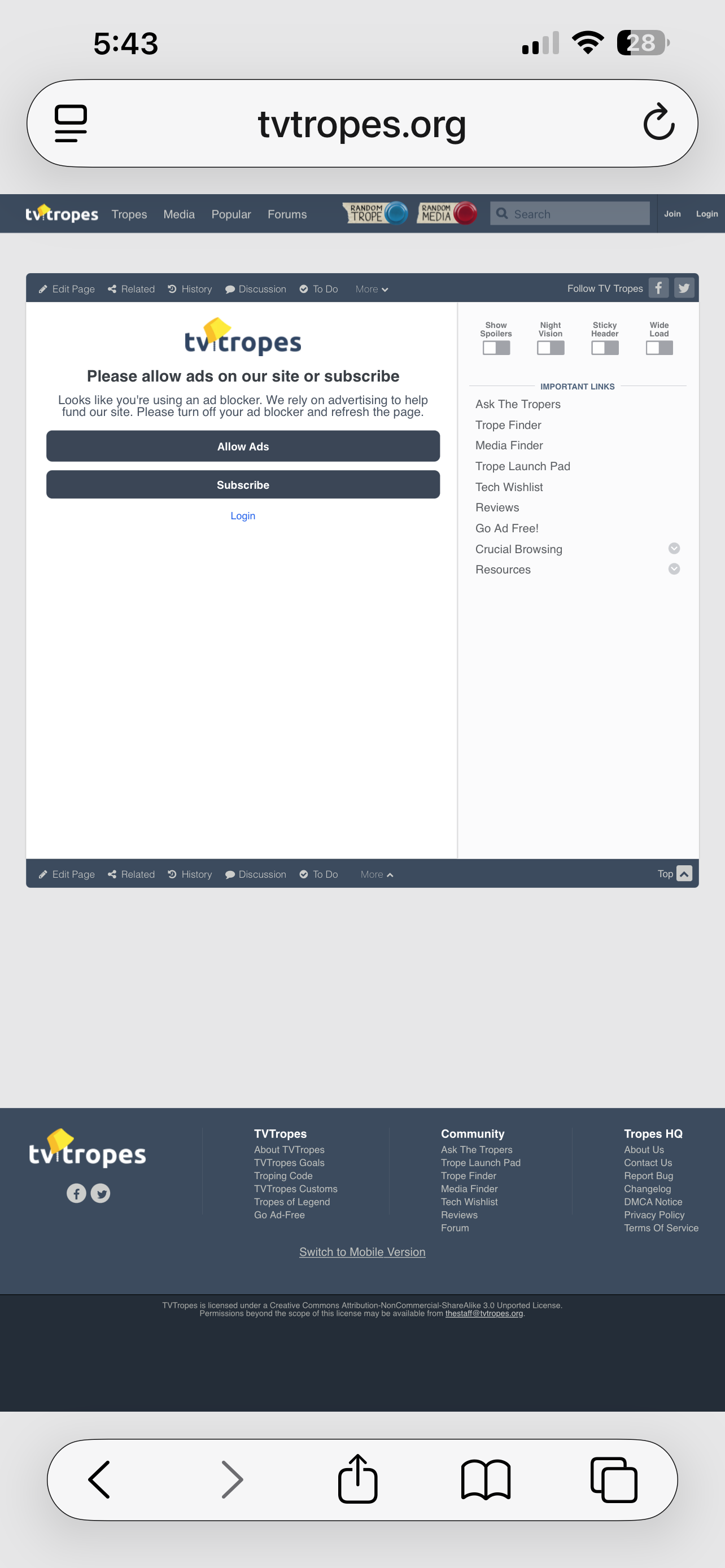 tvtropes.org · Issue #216041 · AdguardTeam/AdguardFilters · GitHub